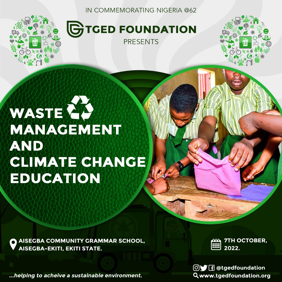 WASTE MANAGEMENT AND CLIMATE CHANGE EDUCATION – TGED Foundation ...